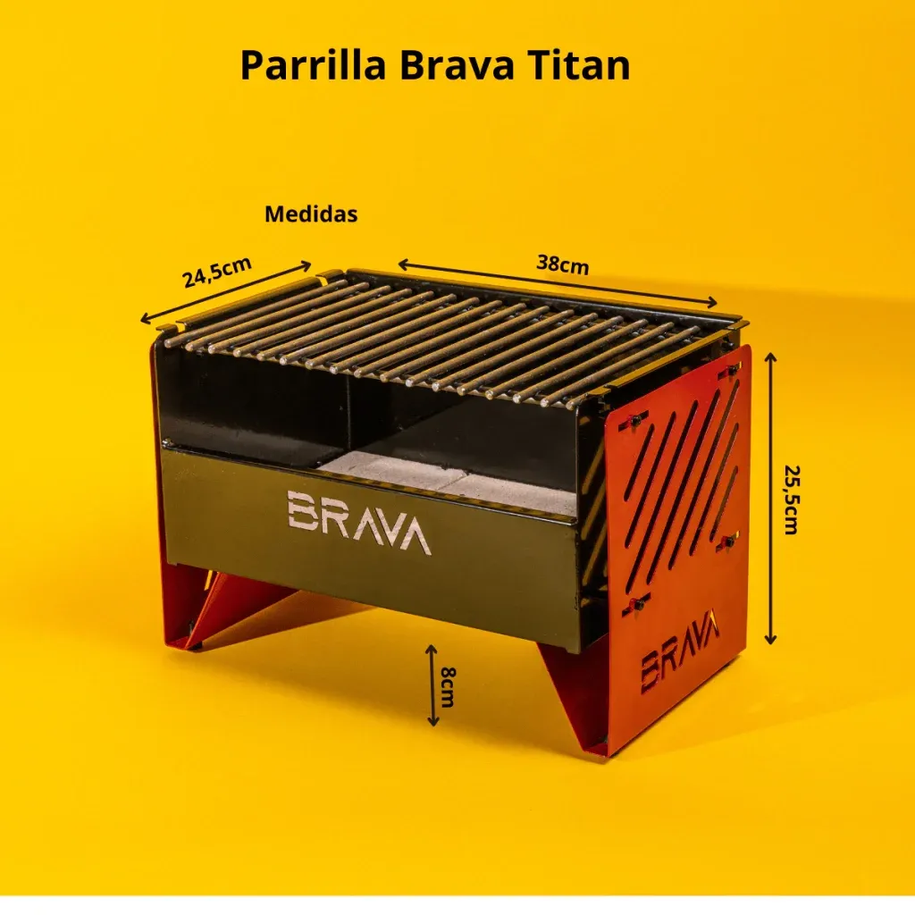 Forja & Alambique | Churrasqueira Parrilla Brava Titan – Compacta e Potente
