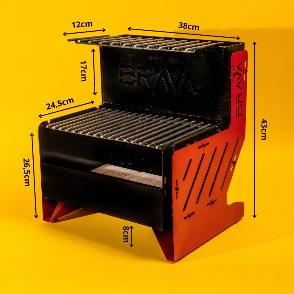 Forja & Alambique | Churrasqueira Parrilla Titan Plus Brava – Portátil ...